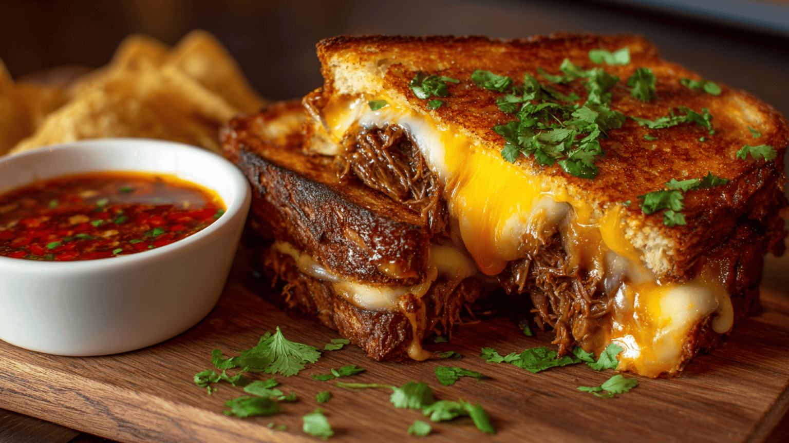 Birria Grilled Cheese: Crispy, Cheesy Perfection - Eat Thrive Glow
