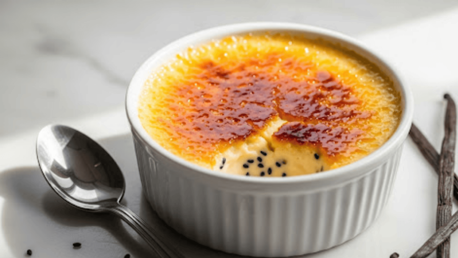 Vanilla Bean Crème Brûlée Recipe - Eat Thrive Glow