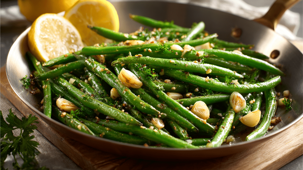 Crispy Pan Fried Green Beans: Easy Flavorful Side - Eat Thrive Glow