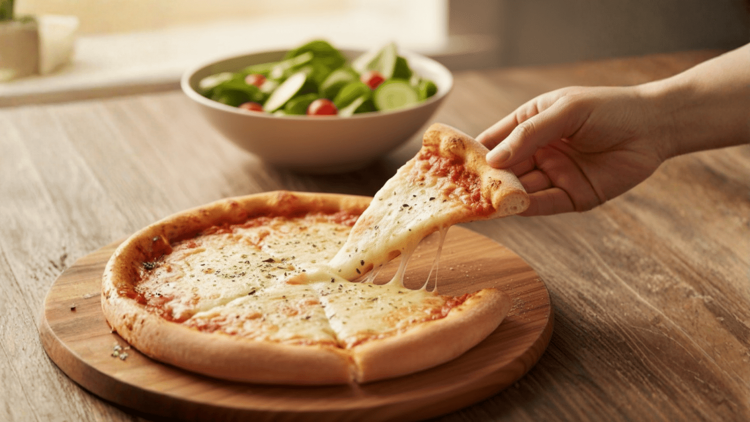 How Many Calories are in a Cheese Pizza Slice? - Eat Thrive Glow