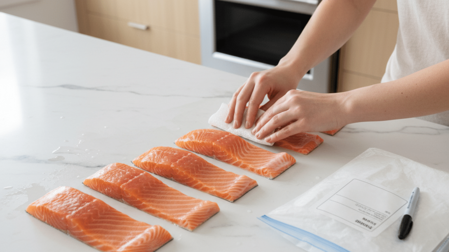 The Best Way to Freeze and Defrost Salmon - Eat Thrive Glow