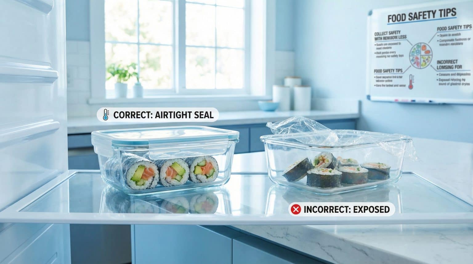 How To Store Sushi Rolls Safely In Fridge Or Freezer - Eat Thrive Glow