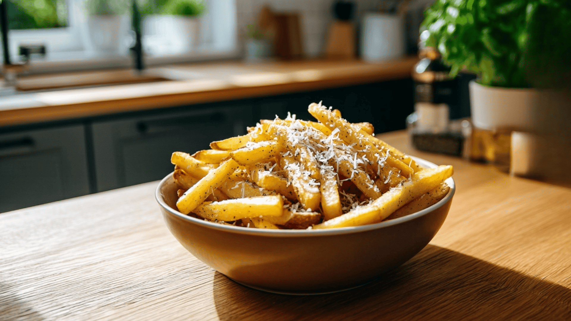 How to Make Truffle Fries with Parmesan (Easy Recipe) - Eat Thrive Glow