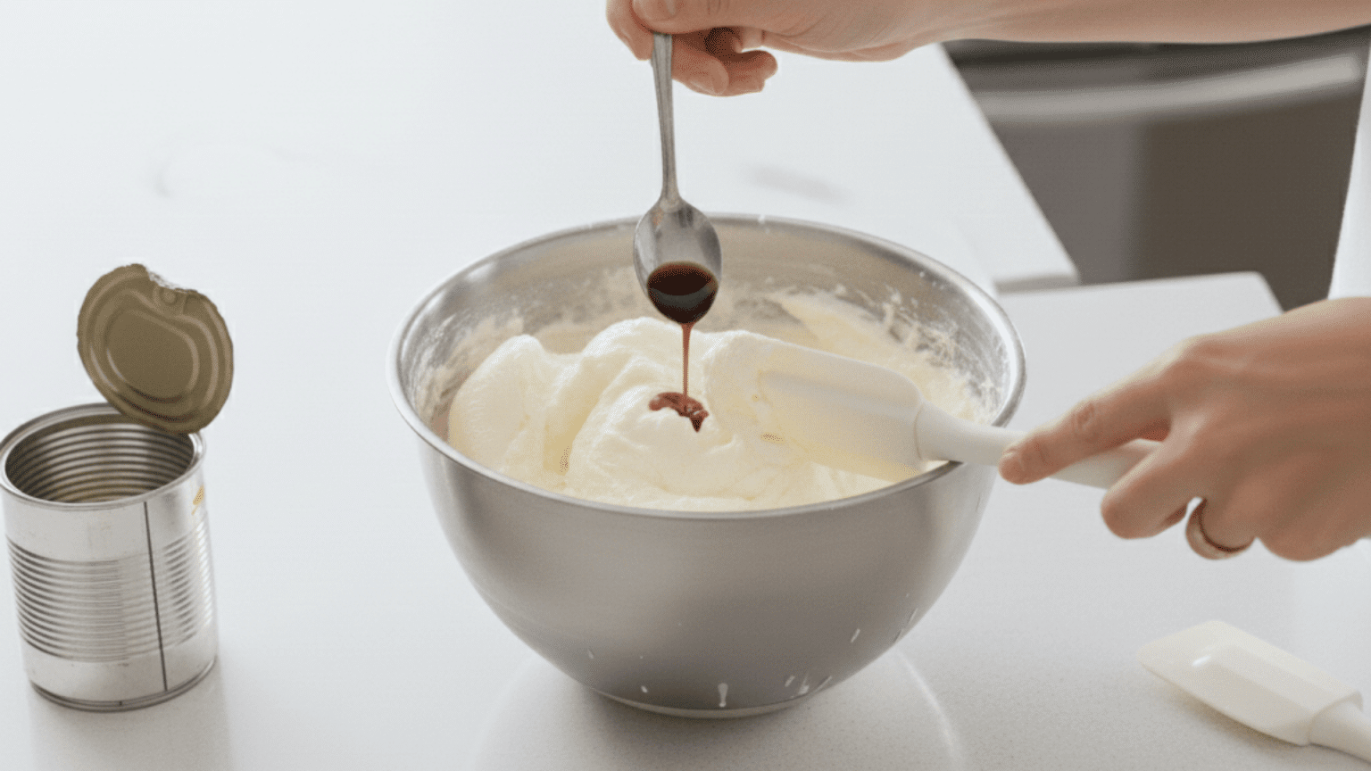 Homemade 3 Ingredient Ice Cream No Maker Needed - Eat Thrive Glow