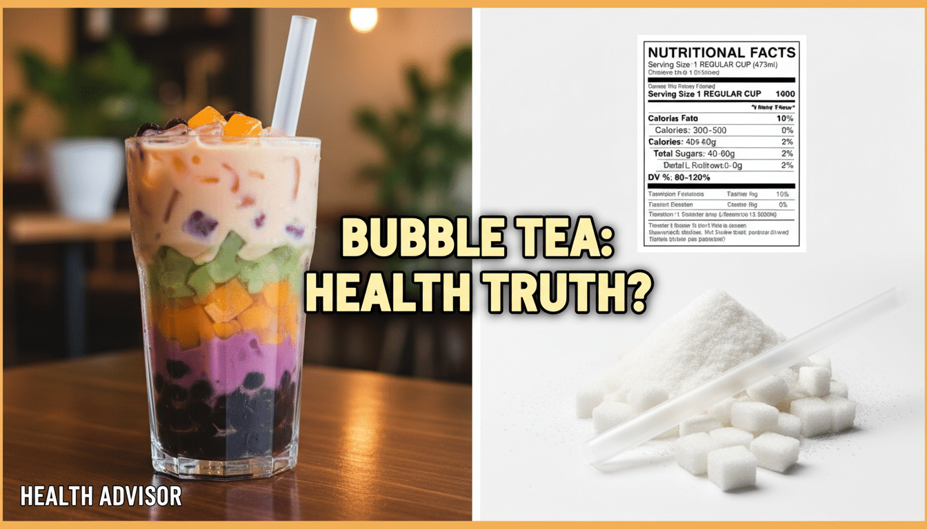 Bubble Tea Health Facts: Sugar, Calories, Safer Orders - Eat Thrive Glow