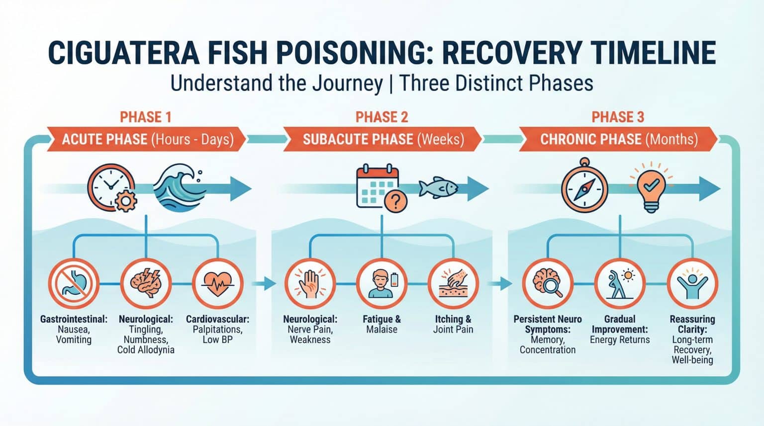 Ciguatera Symptoms: Onset, Phases, and Recovery Time - Eat Thrive Glow