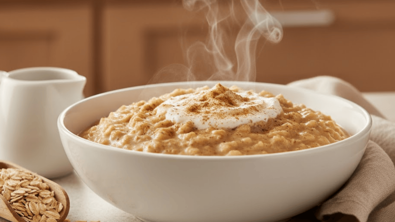 Oats With Milk Recipe: Creamy Oatmeal on Stove or Microwave - Eat ...