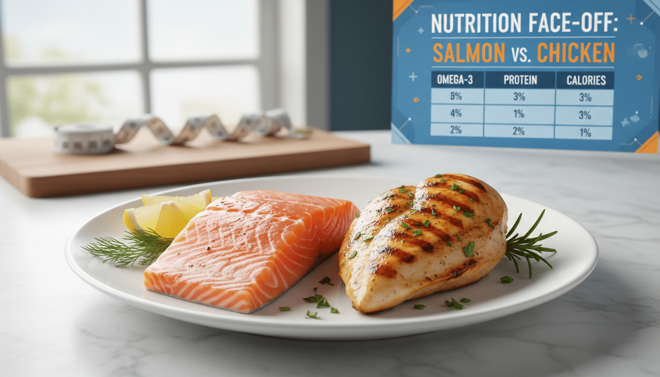 Salmon Vs Chicken: Nutrition, Omega-3s, Best Uses - Eat Thrive Glow